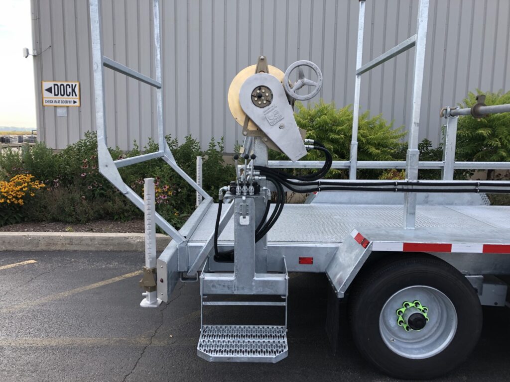 Three Reel Stringing Trailer - Sauber Mfg. Co.